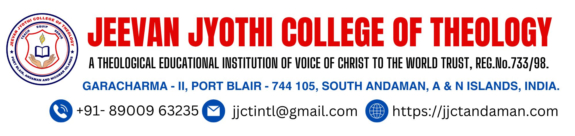 Apply Online – Jeevan Jyothi College of Theology